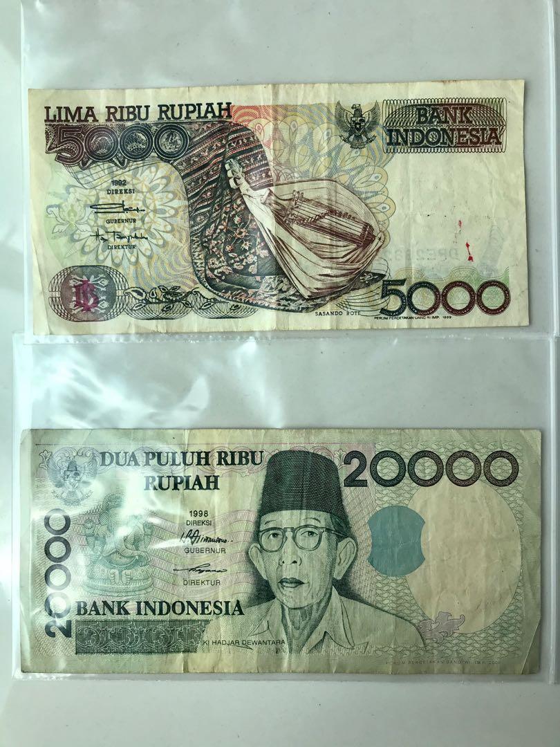Duit Lama Old Money - Indonesian Note, Hobbies & Toys, Collectibles ...