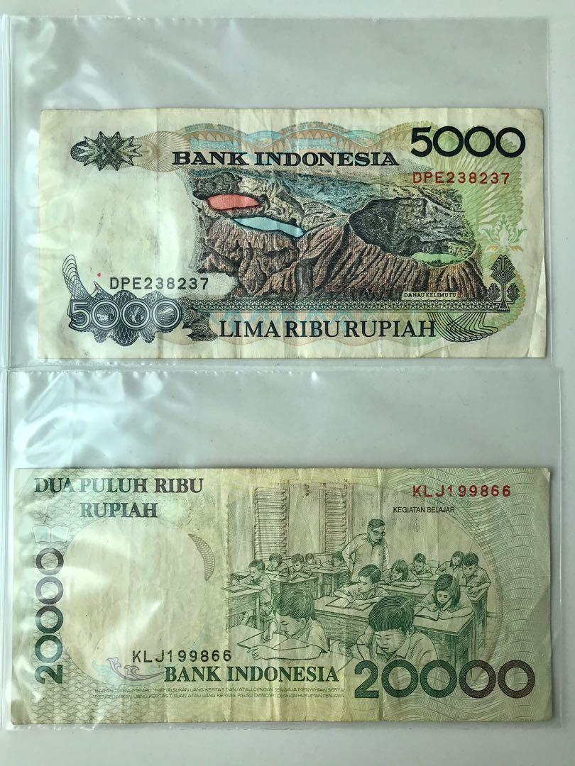 Duit Lama Old Money - Indonesian Note, Hobbies & Toys, Collectibles ...