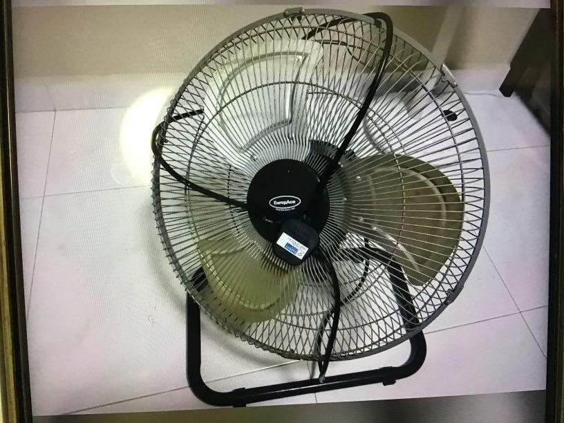 EuropAce fan twin Turbo Power Fan, Furniture, Others on Carousell