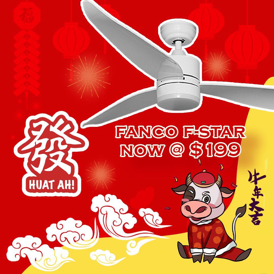 FANCO F STAR CEILING FAN Furniture Home Living Lighting Fans FANCO F STAR CEILING FAN Furniture Home Living Lighting Fans