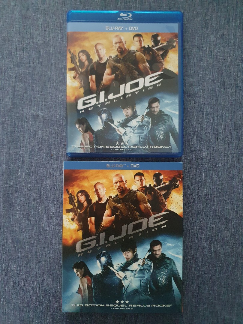 G.I. JOE Retaliation Bluray Blu-ray and DVD, Hobbies & Toys, Music ...