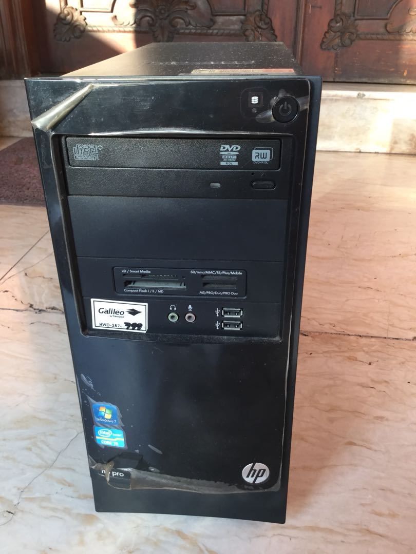 HP CPU and Monitor, Computers & Tech, Desktops on Carousell