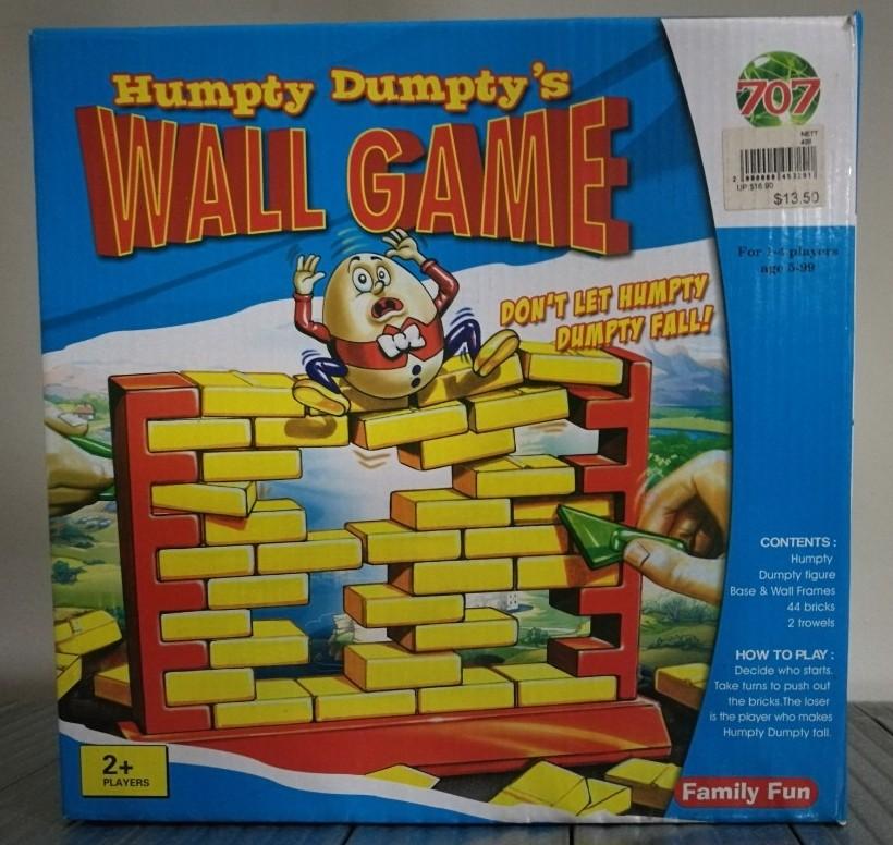 Humpty Dumpty's Wall/Brick Game, Hobbies & Toys, Toys & Games on Carousell