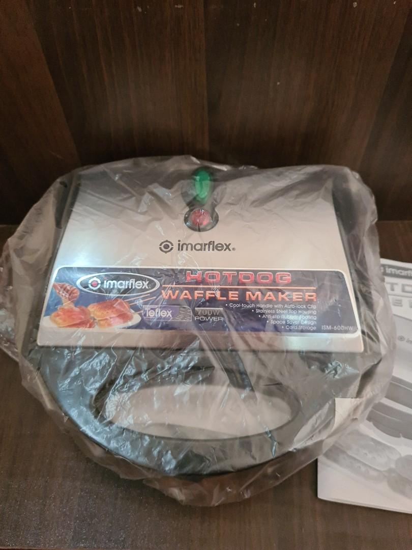 Imarflex Hotdog Waffle Maker ISM-600HW, TV & Home Appliances, Kitchen ...