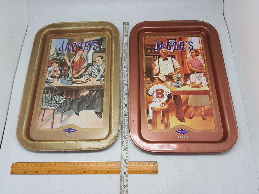 Jacobs Metal Tray signage, Furniture & Home Living, Home Decor, Vases ...