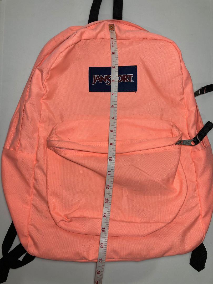 Jansport Neon Pink Backpack, Women's Fashion, Bags & Wallets, Backpacks ...