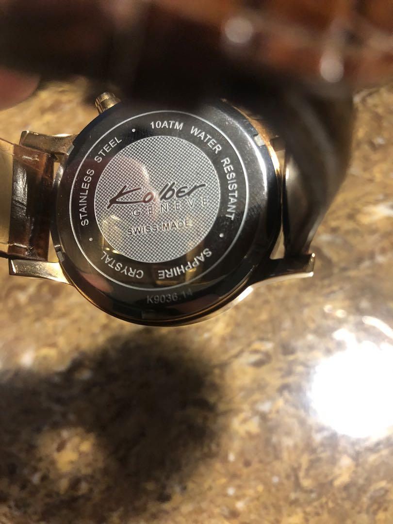Kolber Geneve Swiss, Men's Fashion, Watches & Accessories, Watches on ...
