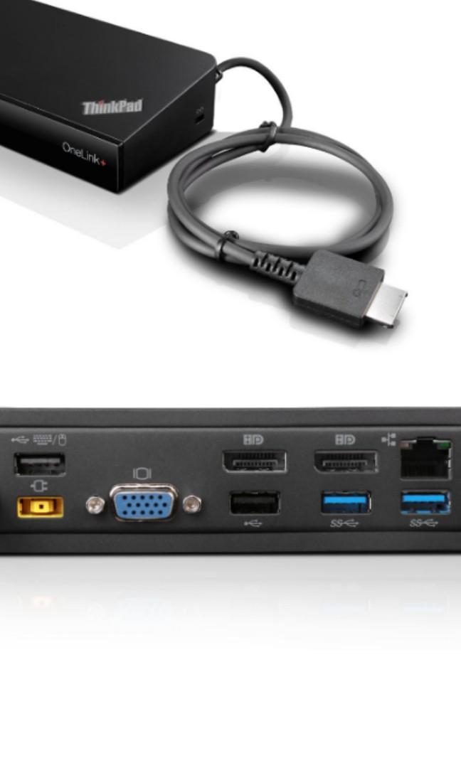 Lenovo ThinkPad Onelink+ Dock Station Docking, Computers & Tech, Parts ...
