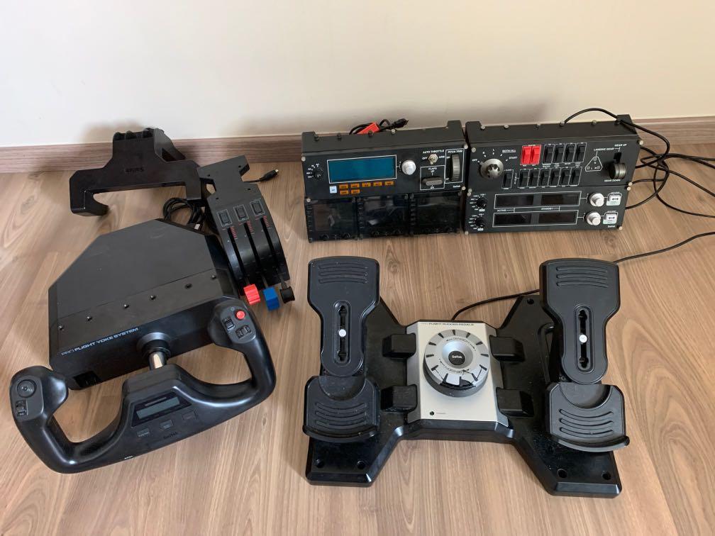 Logitech Flight Sim Rig, Computers & Tech, Parts & Accessories ...