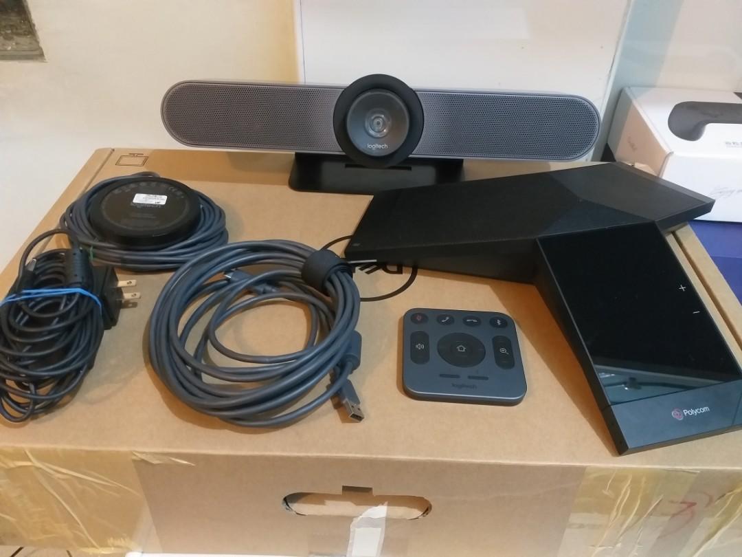 Logitech Meet Up Webcam Speaker Mic with Polycom, Audio, Soundbars ...