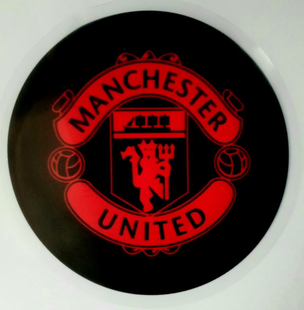 Manchester United FC Car Decal, Car Accessories, Accessories on Carousell