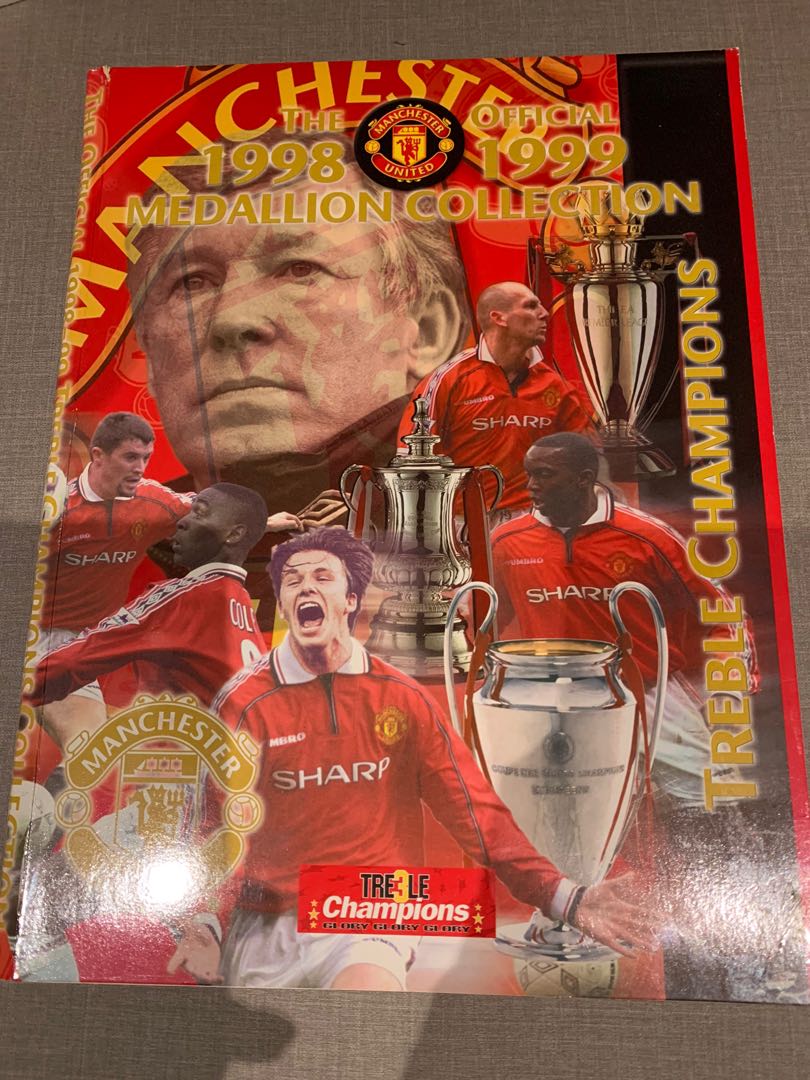 Manchester United Collectible Medallion, Toys & Games, Board Games ...