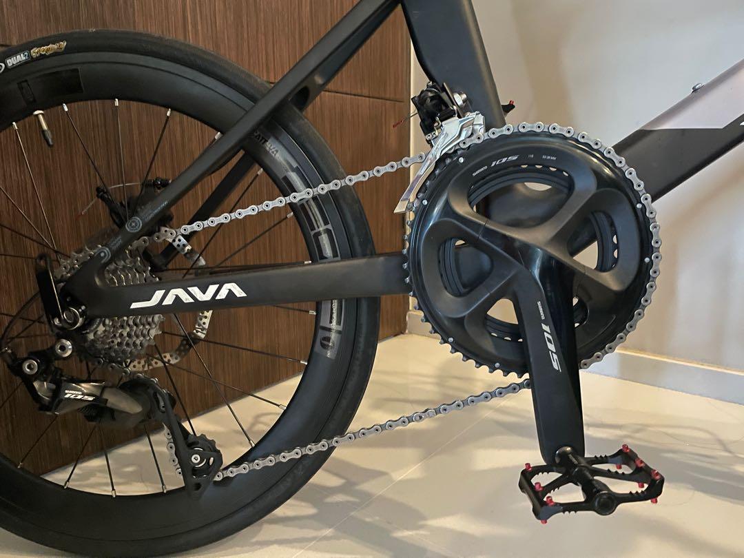 Mini Velo Java Carbon CL, Sports Equipment, Bicycles & Parts, Bicycles ...