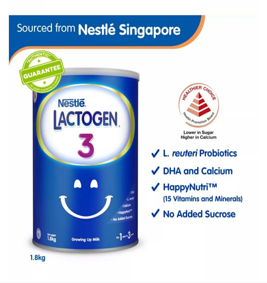 Nestle Lactogen 3 - 1.8kg, Babies & Kids, Nursing & Feeding, Weaning ...