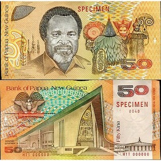 PAPUA NEW GUINEA SPECIMEN 100 KINA UNC RARE ORIGINAL DUIT LAMA, Hobbies ...