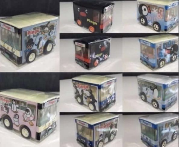 Pingu car (一套5架), 興趣及遊戲, 玩具 & 遊戲類 - Carousell