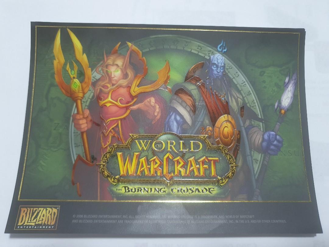 Premium World Of Warcraft Collectible Postcards Limited Edition, Video ...