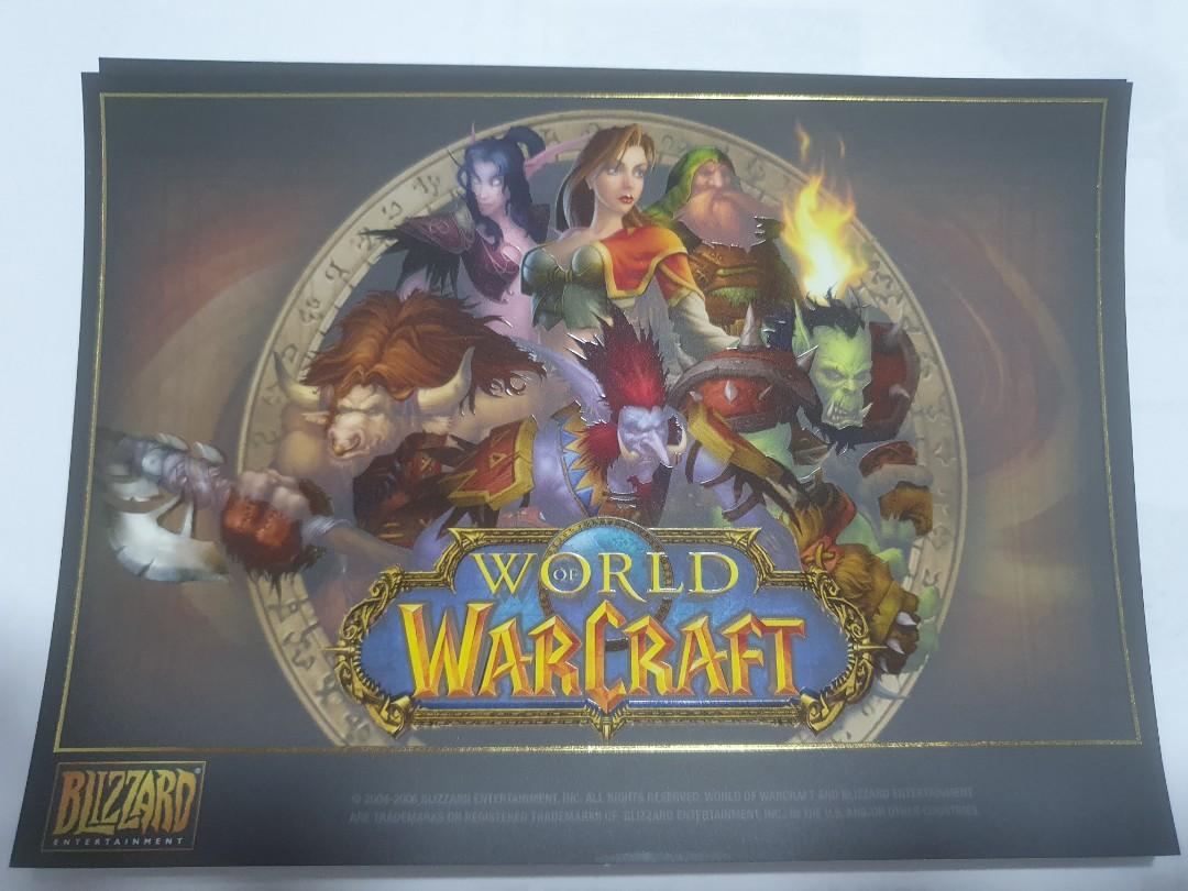 Premium World Of Warcraft Collectible Postcards Limited Edition, Video ...