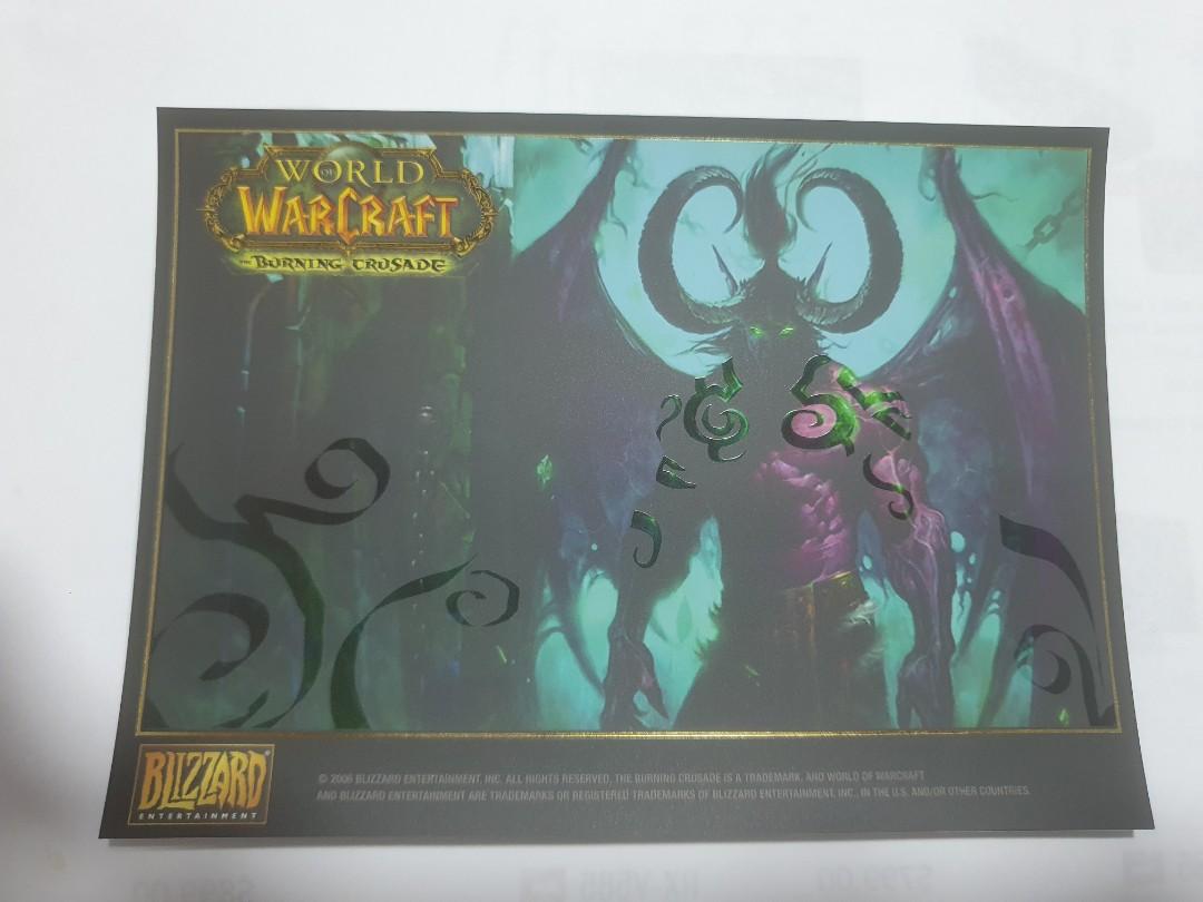 Premium World Of Warcraft Collectible Postcards Limited Edition, Video ...
