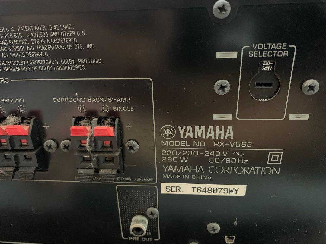 Yamaha 5.1 Home Theater System RX-V565, Audio, Soundbars, Speakers ...