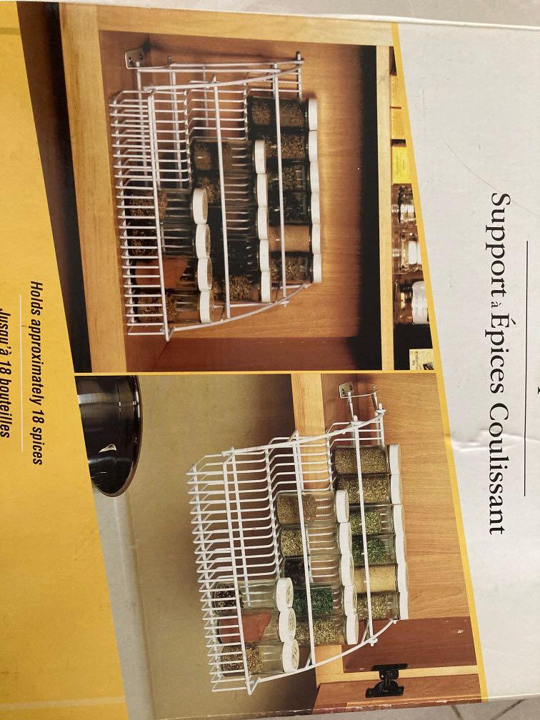 Rubbermaid Pull Down Spice Rack, Everything Else on Carousell