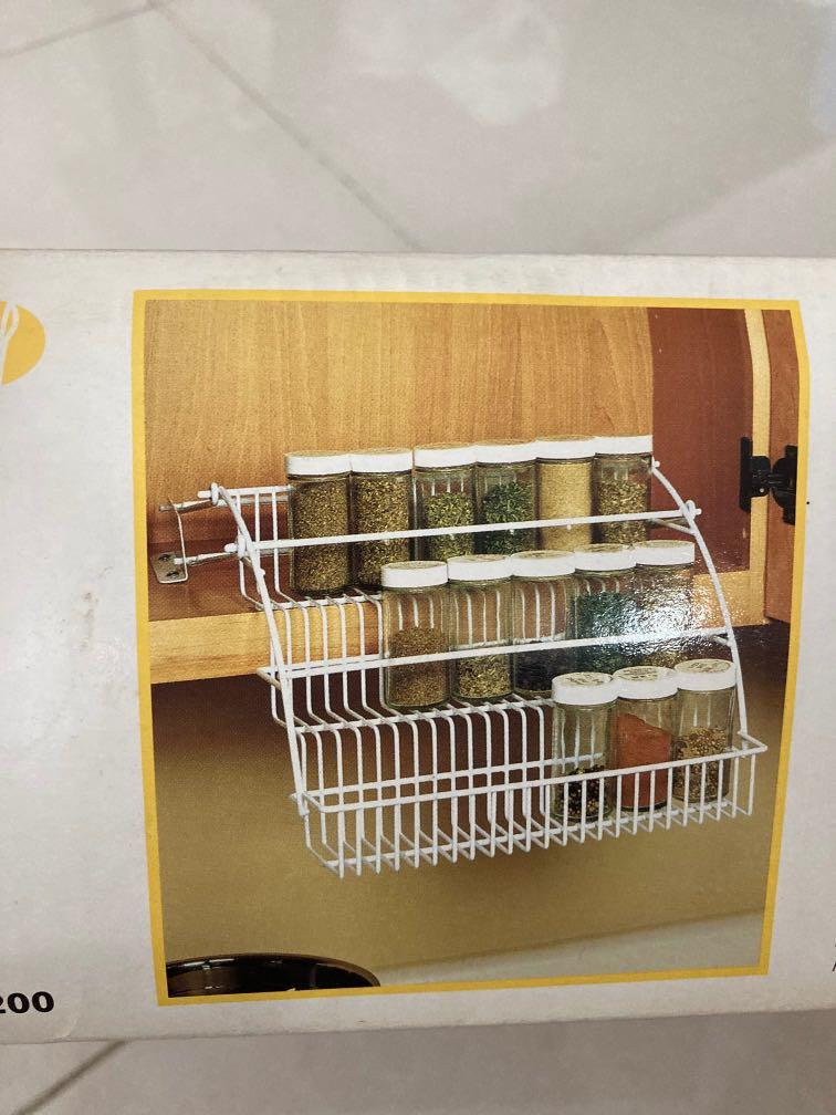 Rubbermaid Pull Down Spice Rack, Everything Else on Carousell