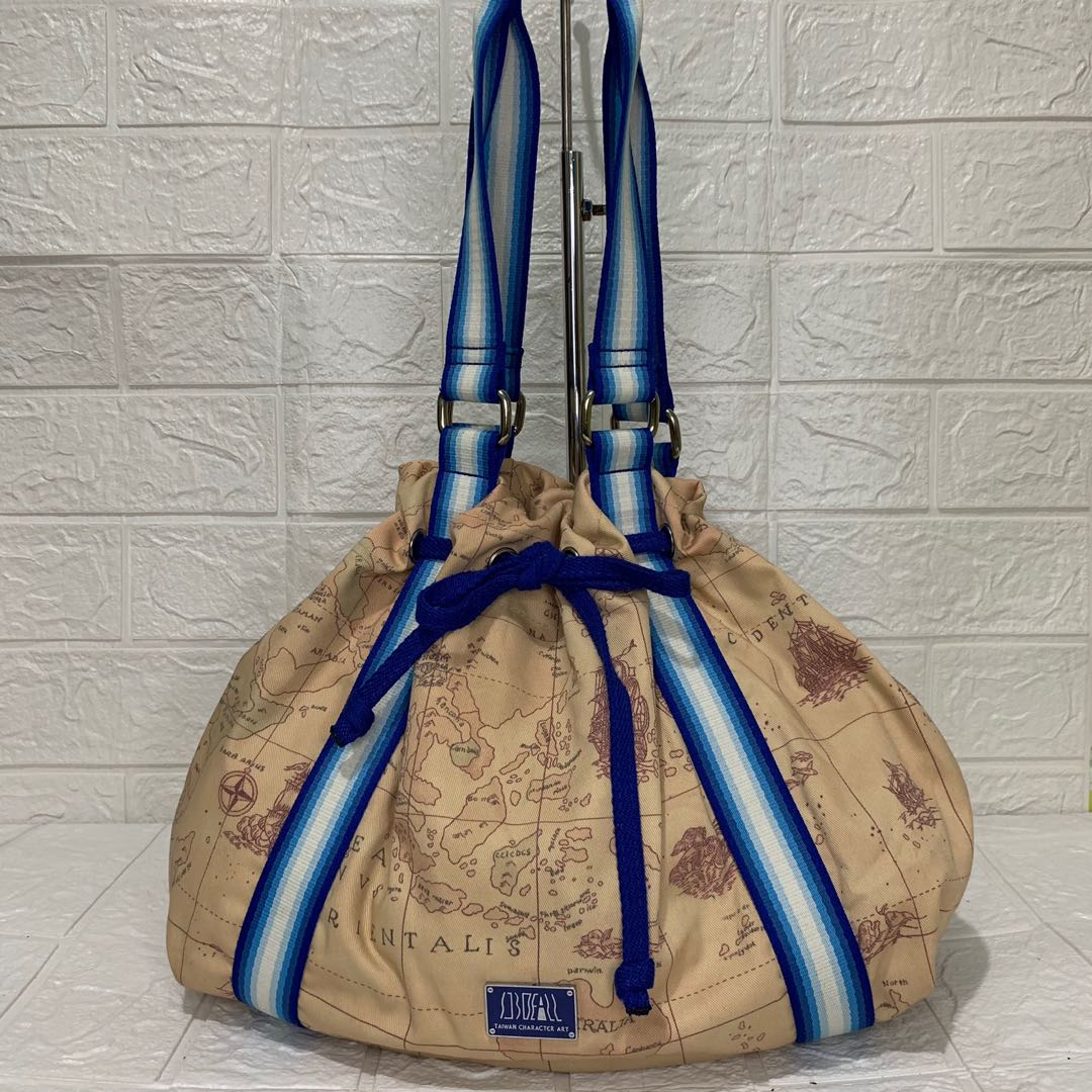 sailing map hobo bag, Women's Fashion, Bags & Wallets, Tote Bags on ...