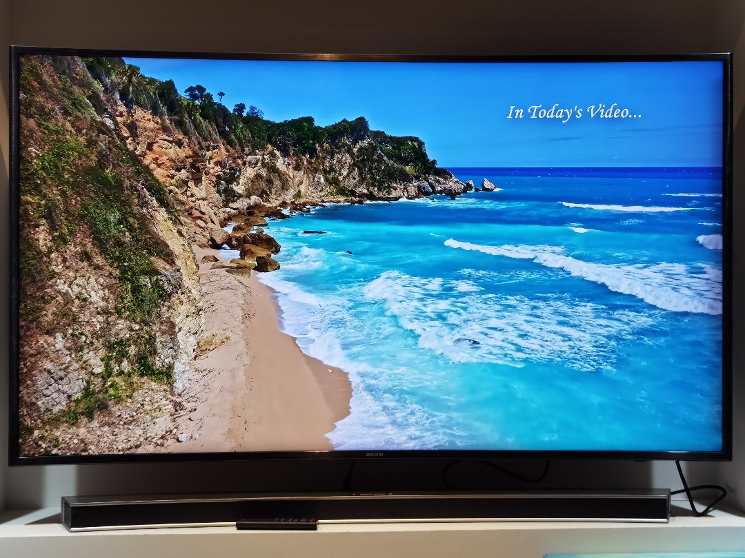 Samsung UHD 4K Curved TV 55inch, Home Appliances, TVs & Entertainment ...