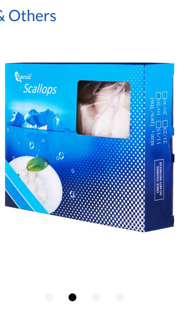 Scallops Emerald, Food & Drinks, Chilled & Frozen Food on Carousell