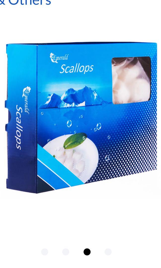 Scallops Emerald, Food & Drinks, Chilled & Frozen Food on Carousell