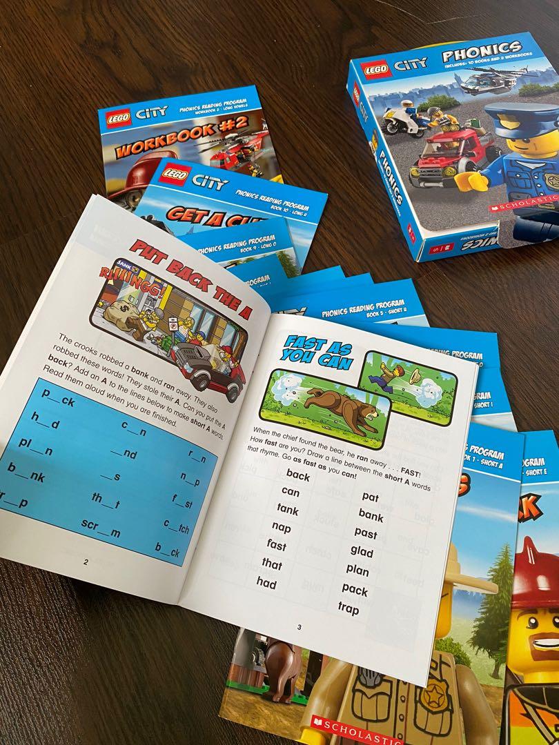Scholastic Lego City Phonics (12 books), Hobbies & Toys, Books ...