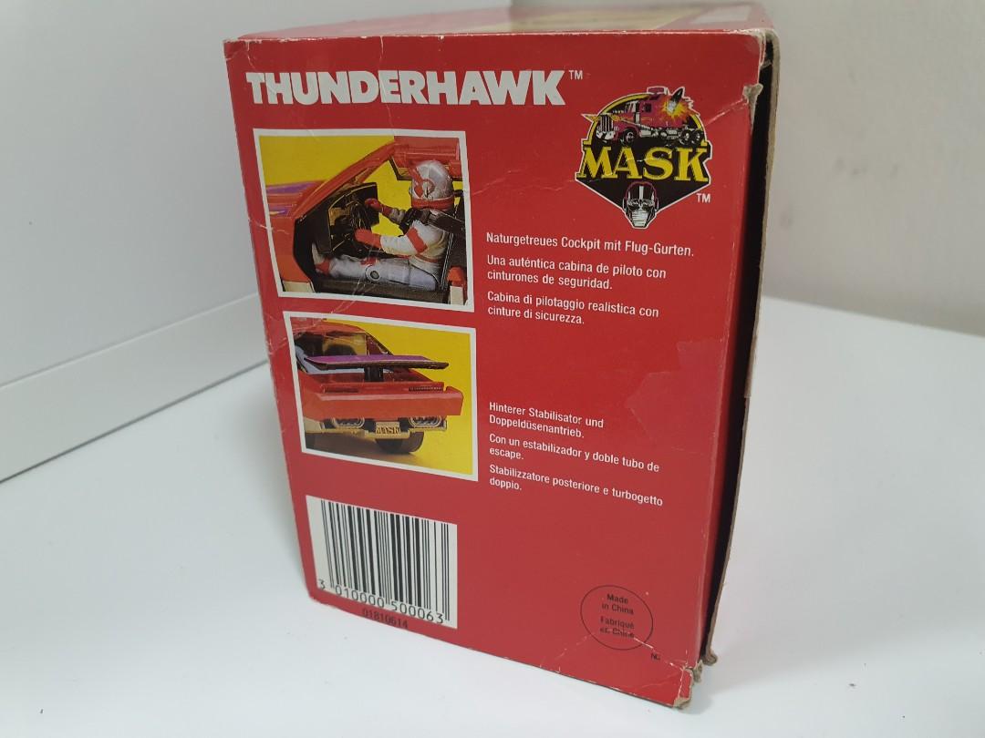 super rare euro version LONG HELMET m.a.s.k mask kenner thunderhawk ...