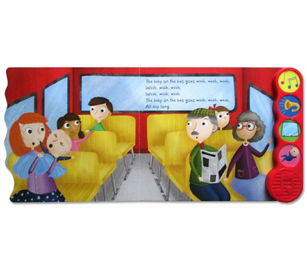 The Wheels on the Bus Sound Board Book, Hobbies & Toys, Books ...