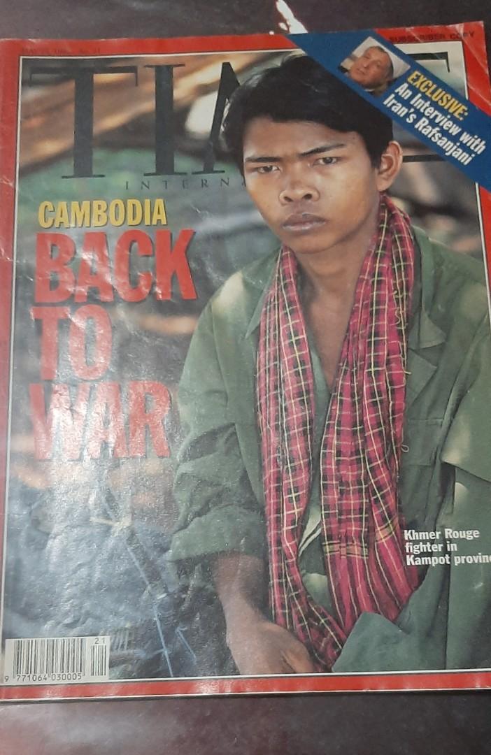 May 24, 1993 Time International Magazine Cambodia Back To War ...