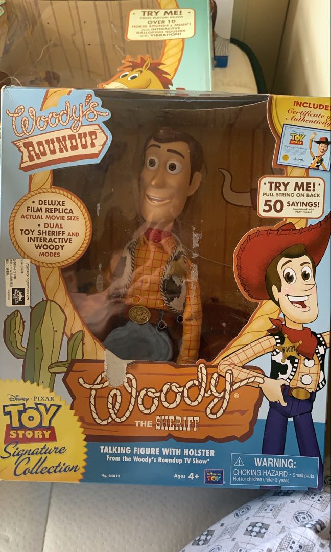 Toy story signature collection woody, 興趣及遊戲, 玩具 & 遊戲類 - Carousell
