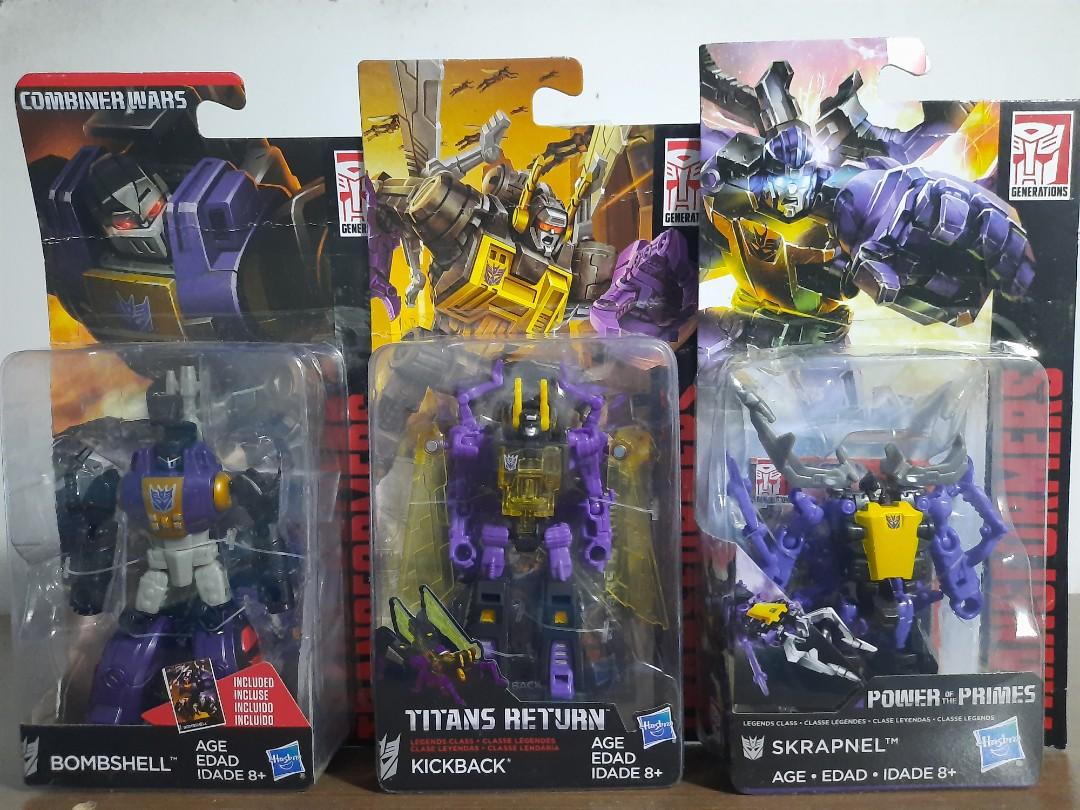 Transformers Insecticons - Bombshell, Kickback,Skrapnel, Hobbies & Toys ...