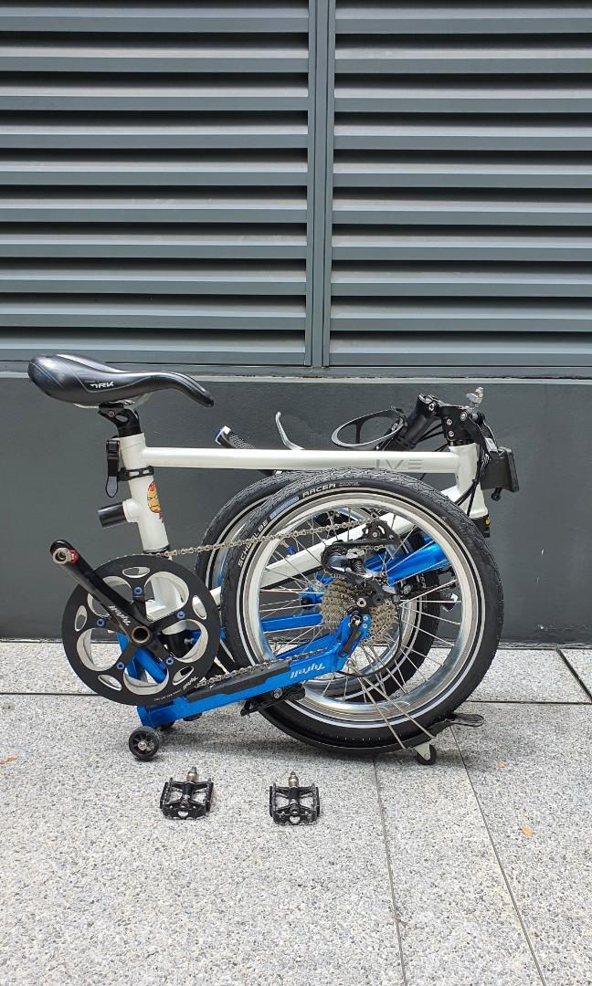 Tyrell IVE Foldable Bicycle Upgraded Ultegra R8000 11 Spd, Bicycles ...