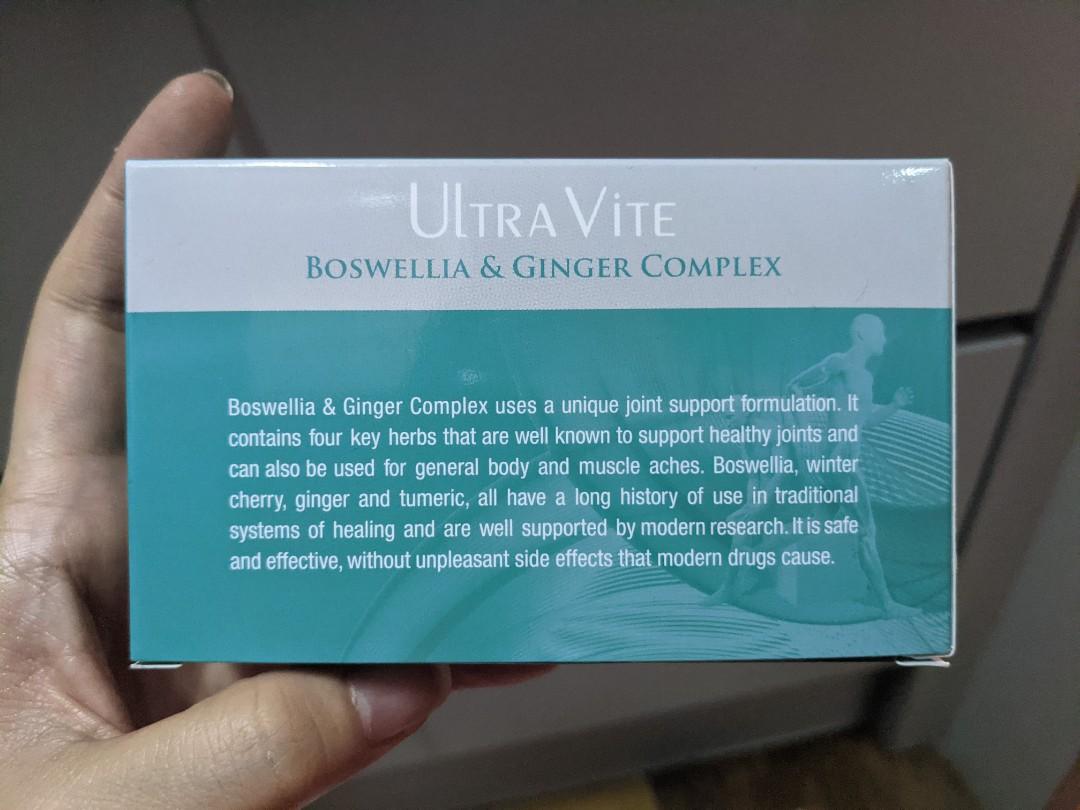 2 boxes Ultravite Boswellia & Ginger complex, Everything Else on Carousell