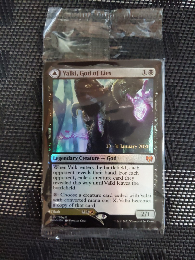 Valki, God of Lies - MTG (Foil card), Hobbies & Toys, Toys & Games on ...