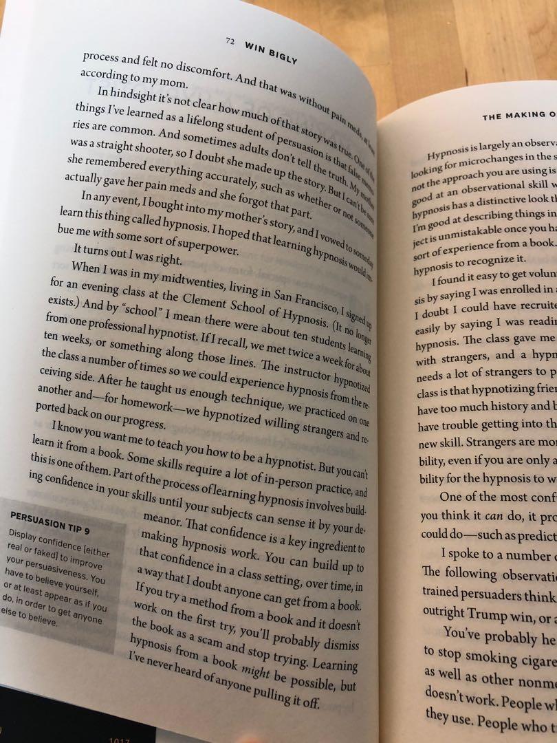 Win Bigly by Scott Adams, Hobbies & Toys, Books & Magazines, Fiction ...