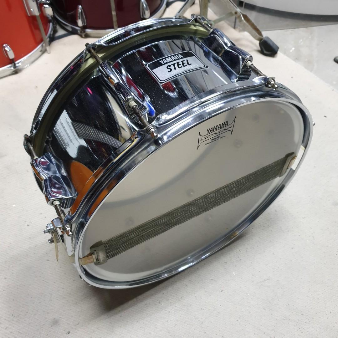 Yamaha Steel snare 14 x 6.5, Hobbies & Toys, Music & Media, Musical ...