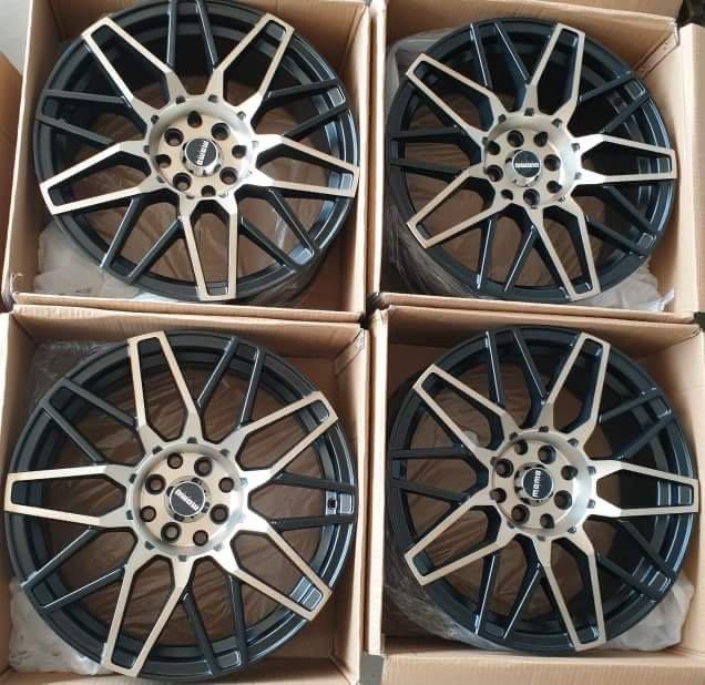17" Momo Mesh Bronze 1168A Mags 4Holes pcd 100-114 bnew, Car Parts ...