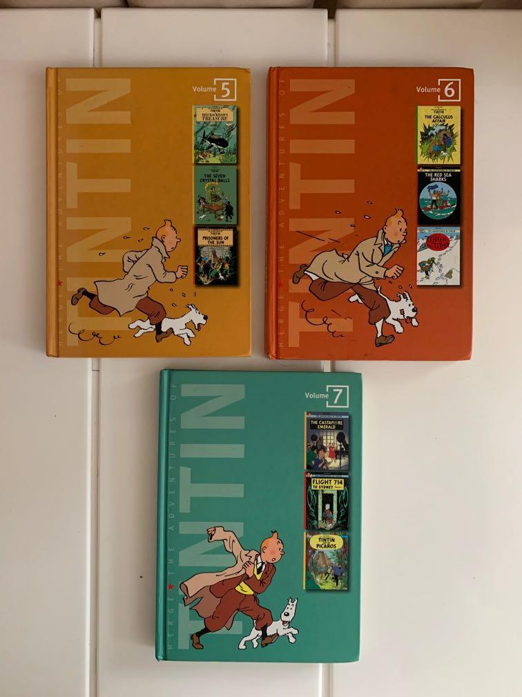 3 TinTin comics vol 5,6 & 7, Hobbies & Toys, Books & Magazines, Comics ...