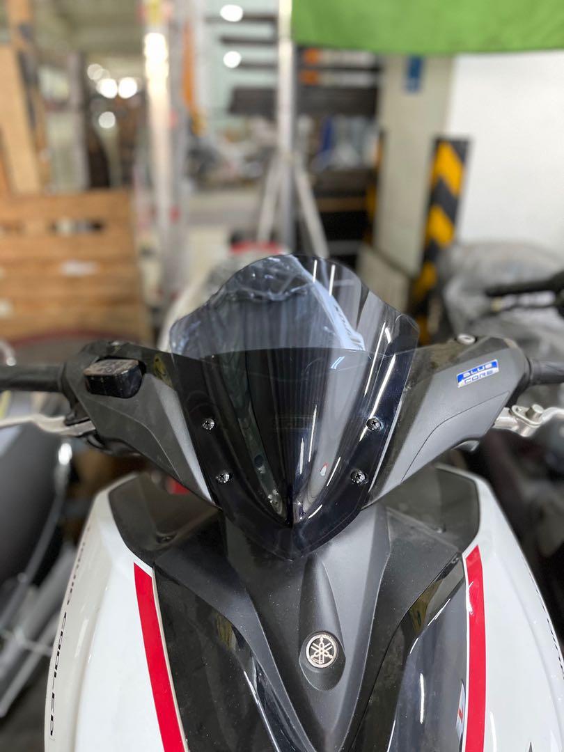 Aerox 155 Sectbill Windshield for New and Old model, Motorcycles ...