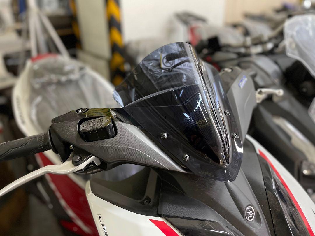 Aerox 155 Sectbill Windshield for New and Old model, Motorcycles ...