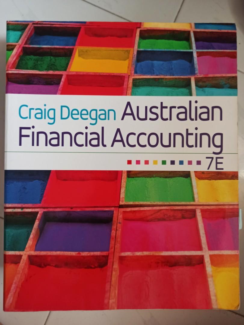 Australian Financial Accounting 7th Edition (Craig Deegan) textbook ...