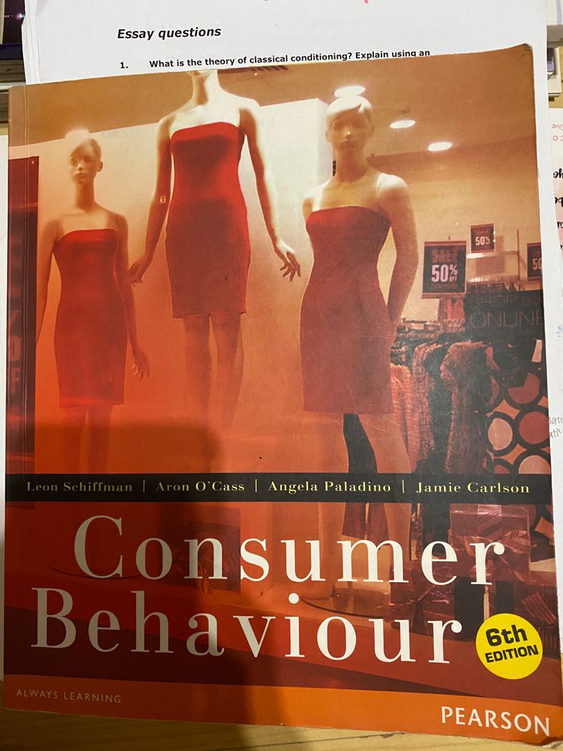 BUS299 Consumer Behaviour textbook, Hobbies & Toys, Books & Magazines ...