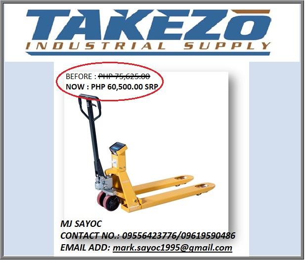 ELECTRONIC HAND PALLET TRUCK 2 TONS, Commercial & Industrial ...