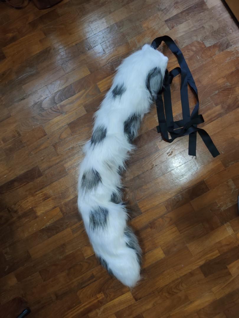 Fluffy 100cm long spotted tail, Everything Else on Carousell