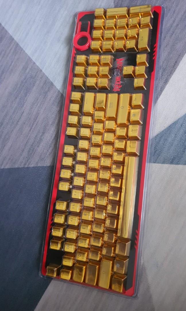 Gold keycaps, Electronics, Computer Parts & Accessories on Carousell